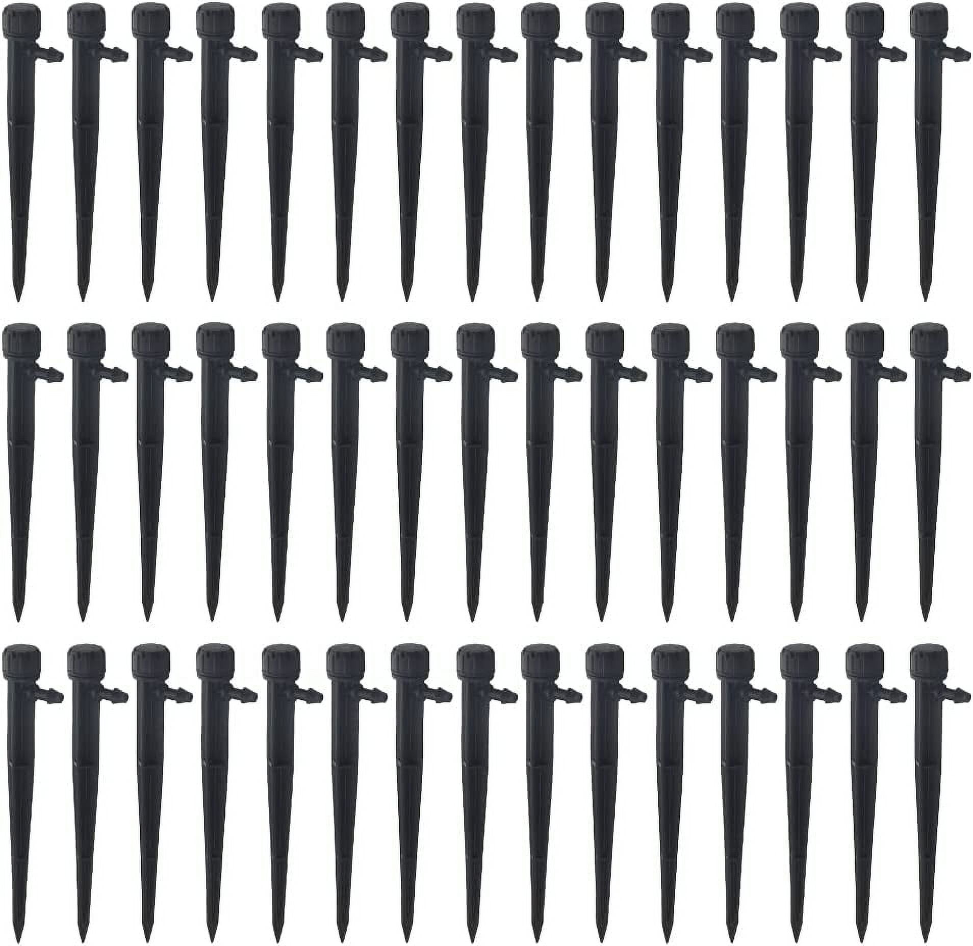 50PCS 360 Degree 8 Holes Irrigation Drippers Adjustable Drip Emitters ...