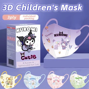 NEW KIDS Disposable Face Mouth Mask 3-Ply Ear Loop 50 PCS CHILDRENS ...