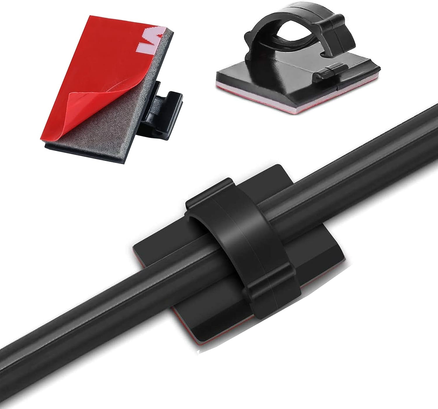 50PCS 3M Self Adhesive Cable s Management Strong Wire Holders Cord ...