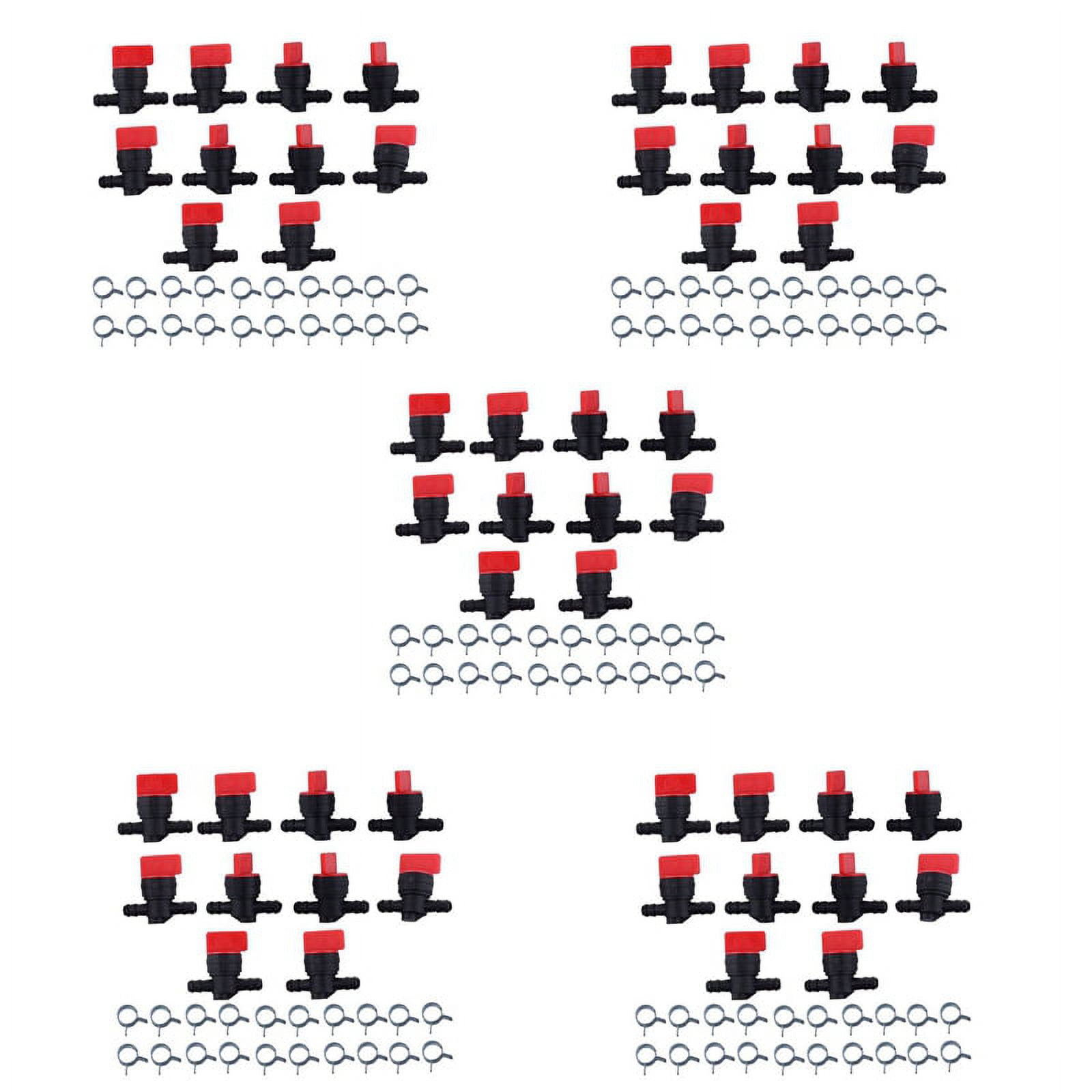 50PCS 494768 698183 Fuel Shut Off Valve with Clamp for 1/4 Inch Fuel ...