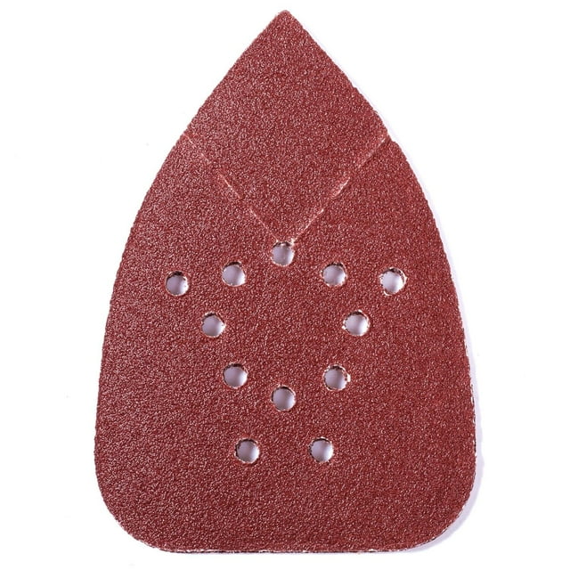 50PCS 80Grit Hook Loop Mouse Sanding Pads Sandpaper for powered Detail ...