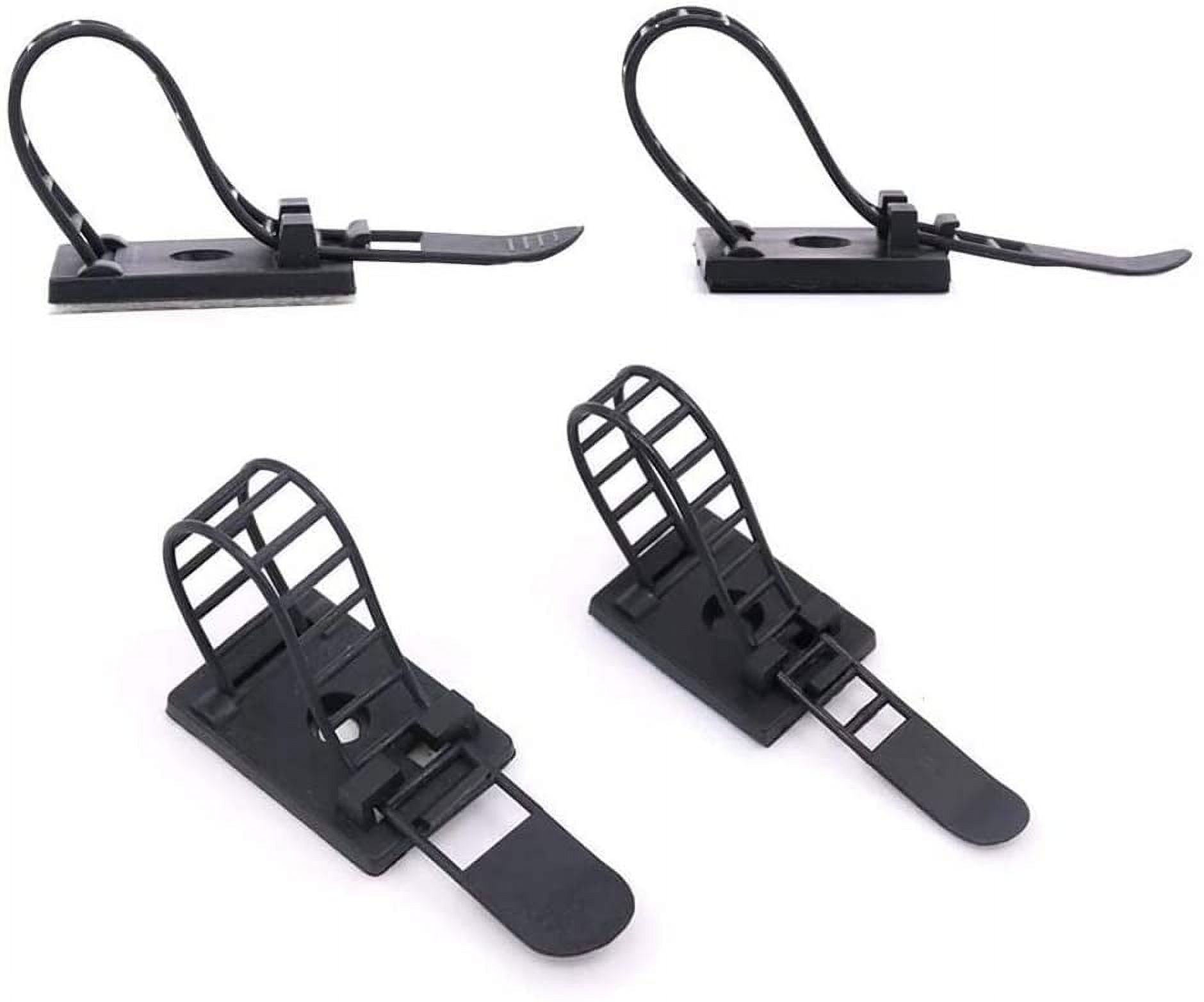 50PCS Adjustable Mount Nylon Cable Ties, Nylon Cable Straps Cable Ties ...