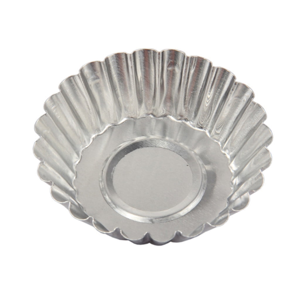 50PCS Aluminum Cupcake Cake Cookie Lined Mould Baking Tool Hot ...