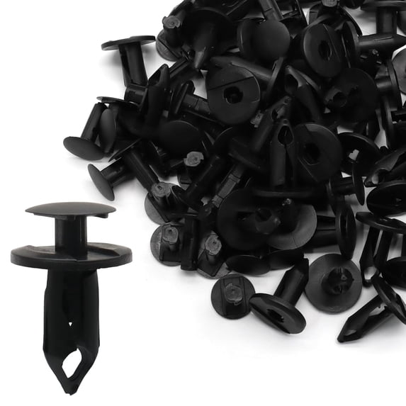 50PCS Car Bumper Retainer Clips Fender Liner Clips, 9mm Hole Automotive ...