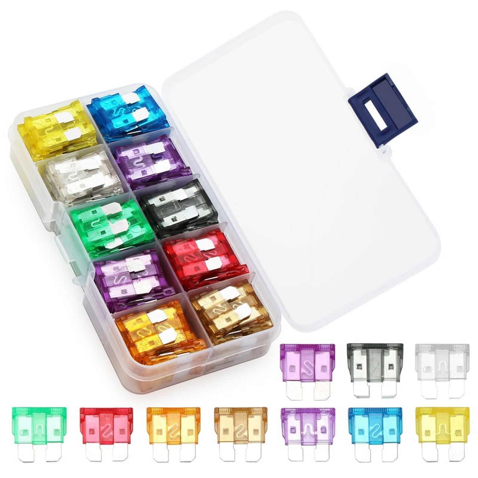 50PCS Car Fuses Auto Blade Type Fuse Set Truck for Mercedes Benz AMG ...