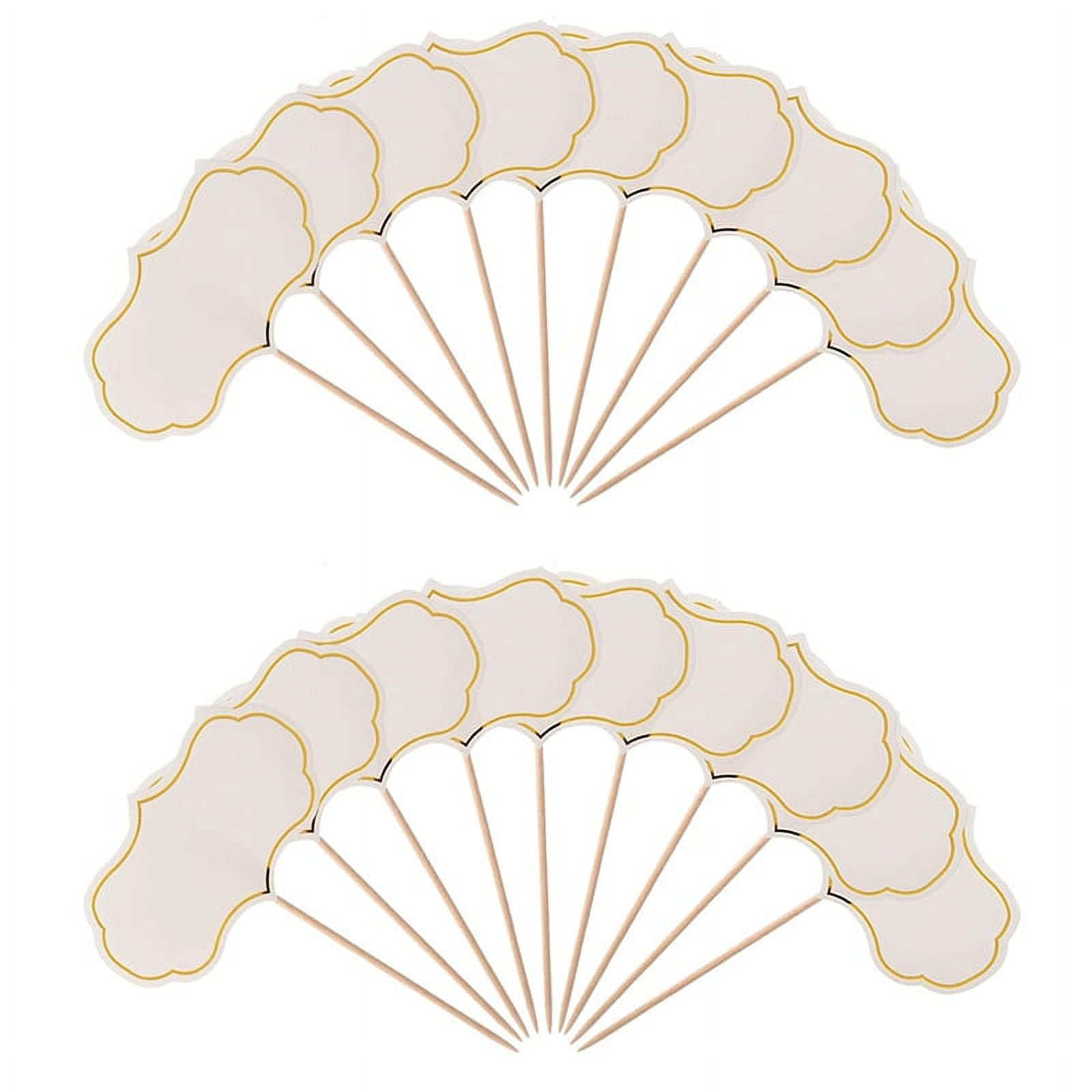 50PCS Chalkboard Cupcake Toppers Picks Charcuterie Board Buffet Labels ...