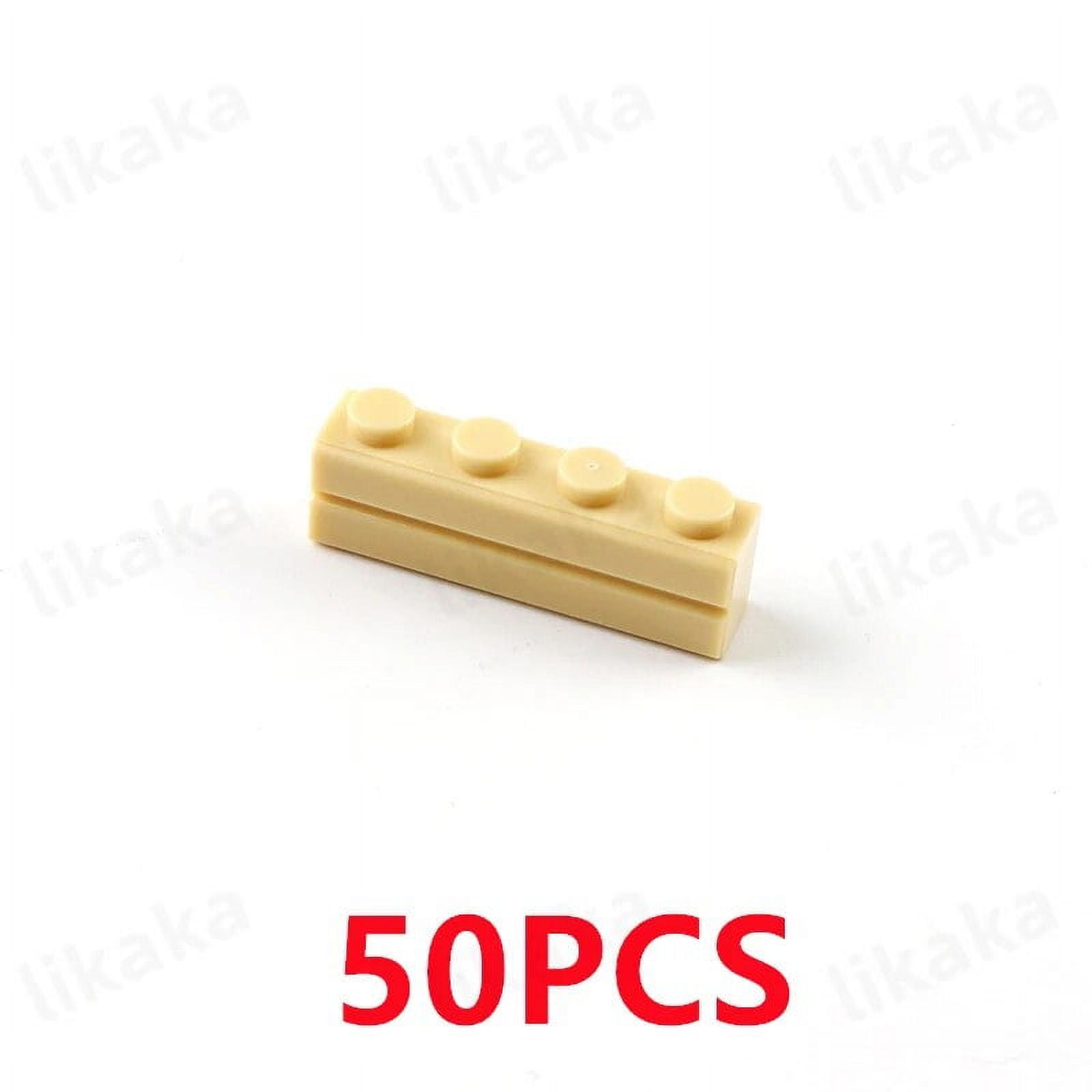 50PCS City Wall Blocks for MOC House Thick 1*2 1*4 L Dots Building ...