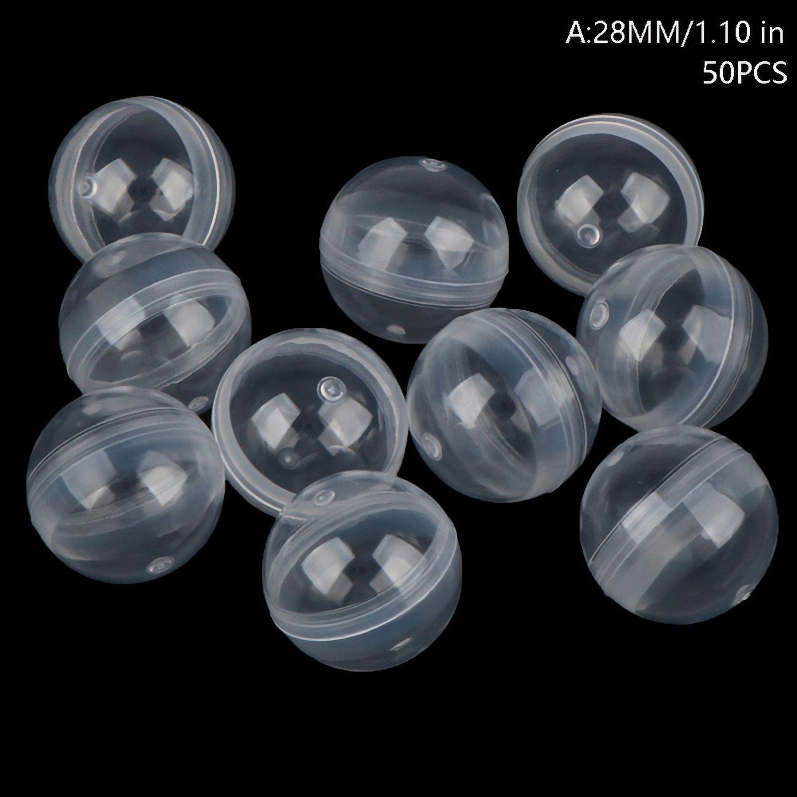 50PCS Clear Can Open Transparency Plastic Capsule Toy Surprise Ball ...