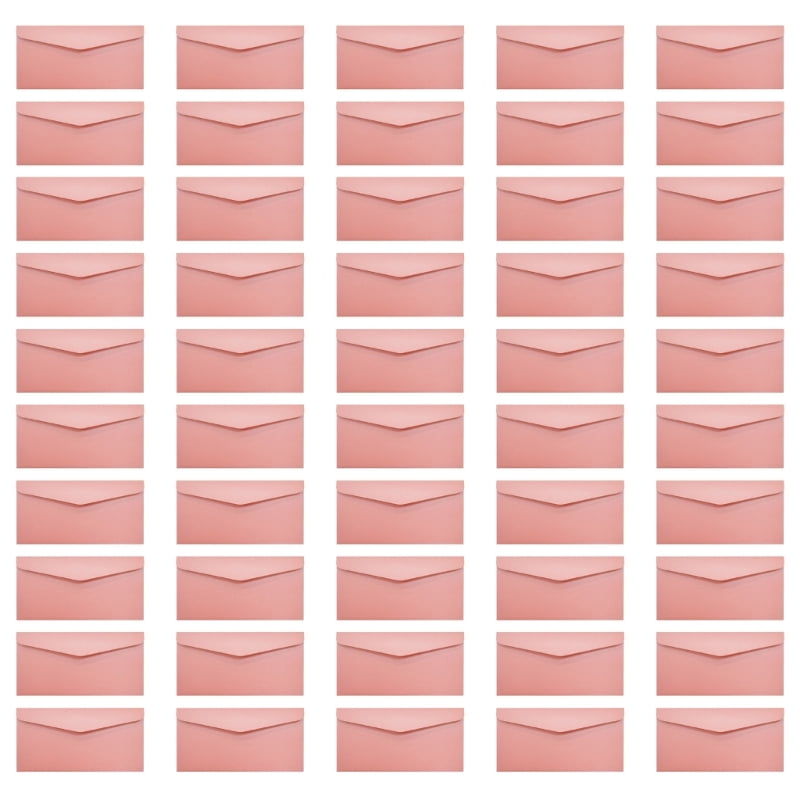 50PCS Colorful Envelopes 8.6x4In V Flap Mailing Envelopes for Wedding ...