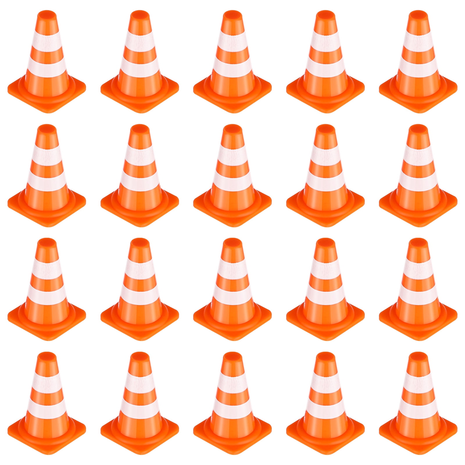 50PCS Construction Traffic Sign Set, Mini Traffic Cones Traffic ...
