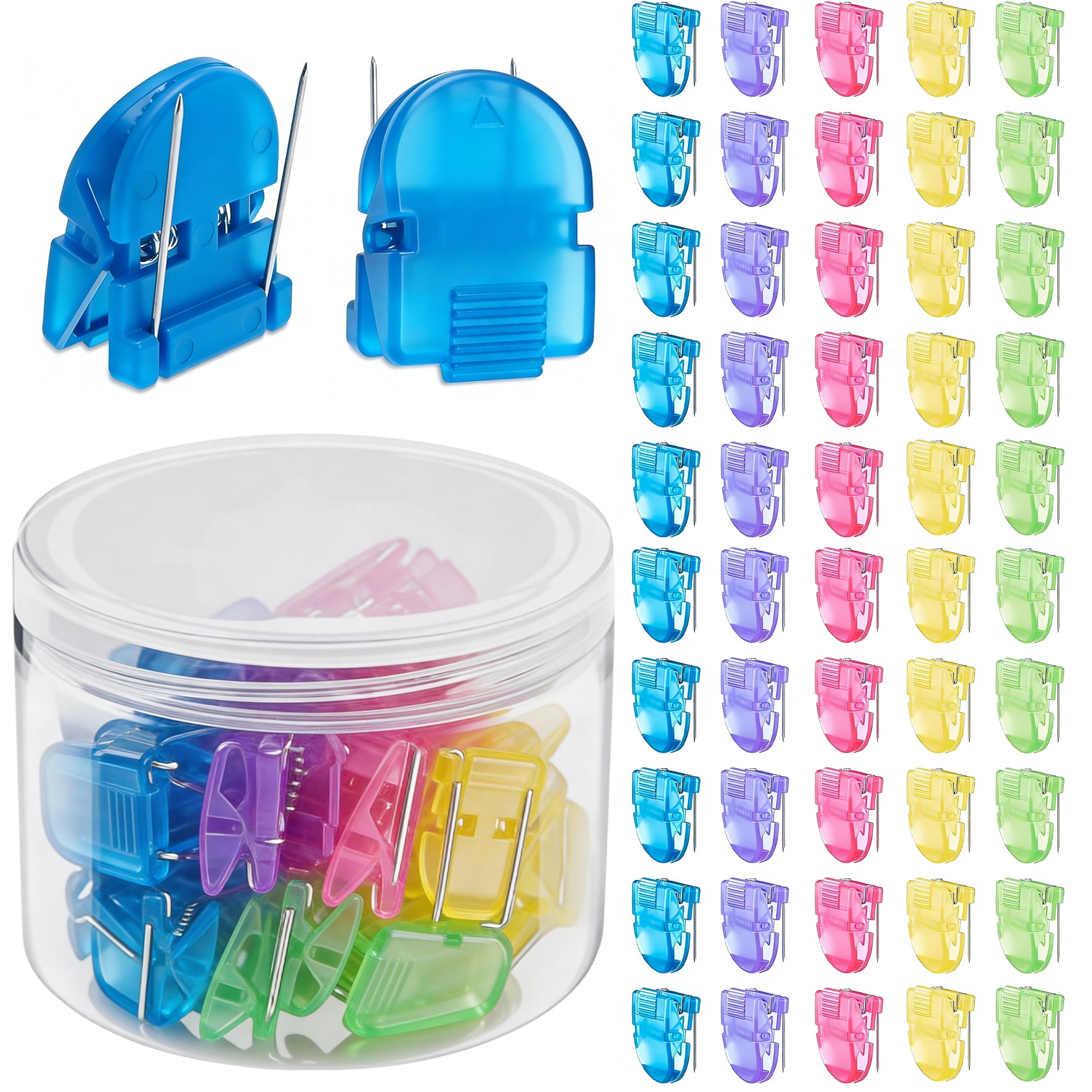 50PCS Cubicle Wall Clips for Fabric Partitions Multicolor for Hanging ...