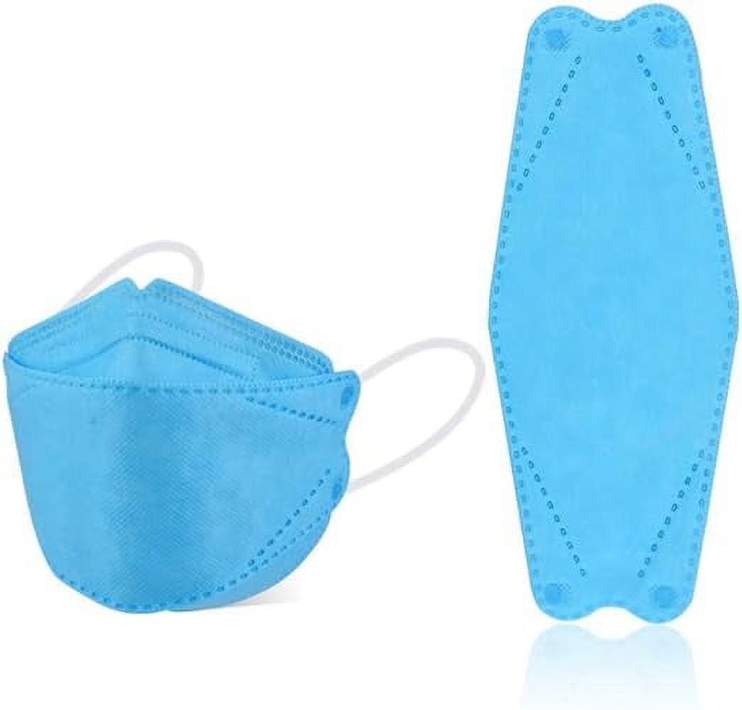 50PCS Disposable Face Masks Blue, KF94 Face Mask Korea Made for Adult ...