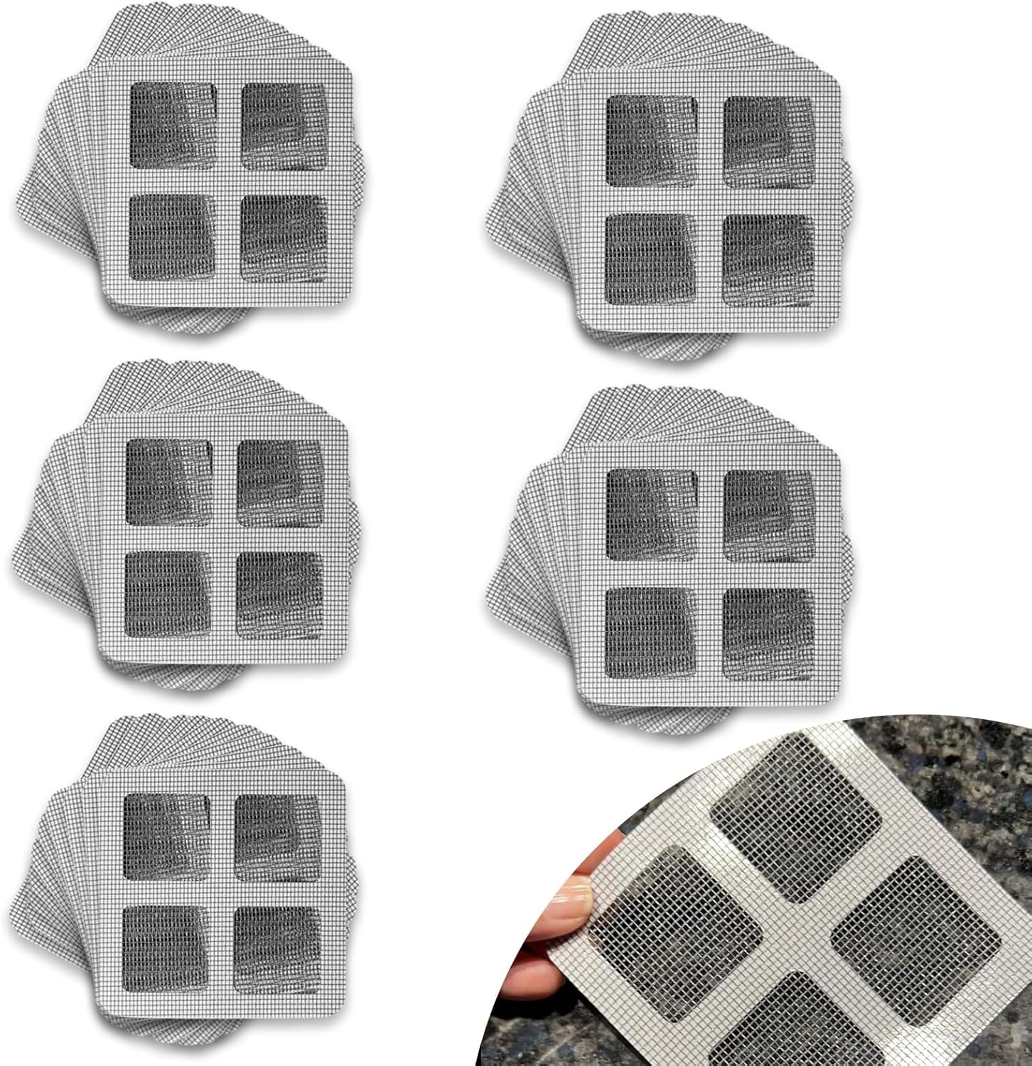 50PCS Disposable Floor Drain Filter Screen - Disposable Filter Patches ...