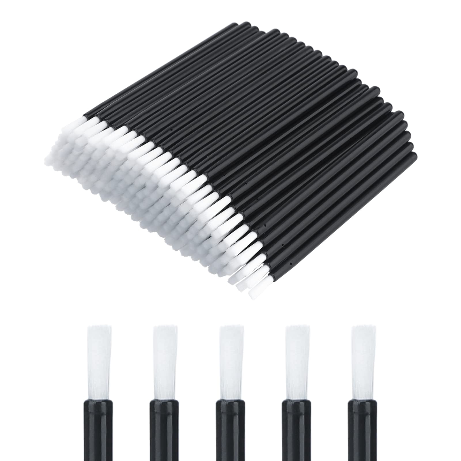 50PCS Disposable Lip Brushes CM31 Lipstick Applicator Lip Wands Makeup ...