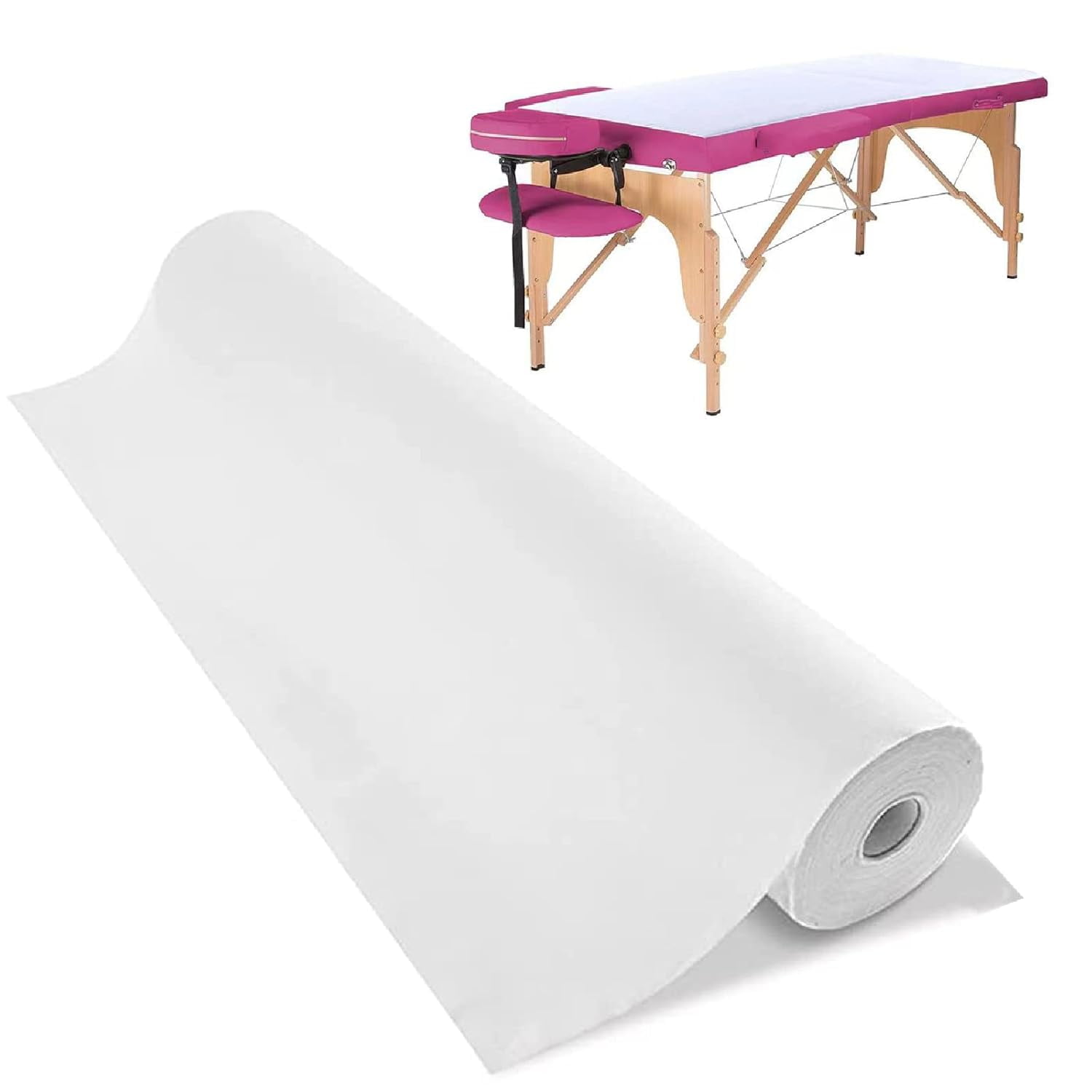 50PCS Disposable Massage Table Sheets Per Roll, 30 g Nonwoven Fabric ...
