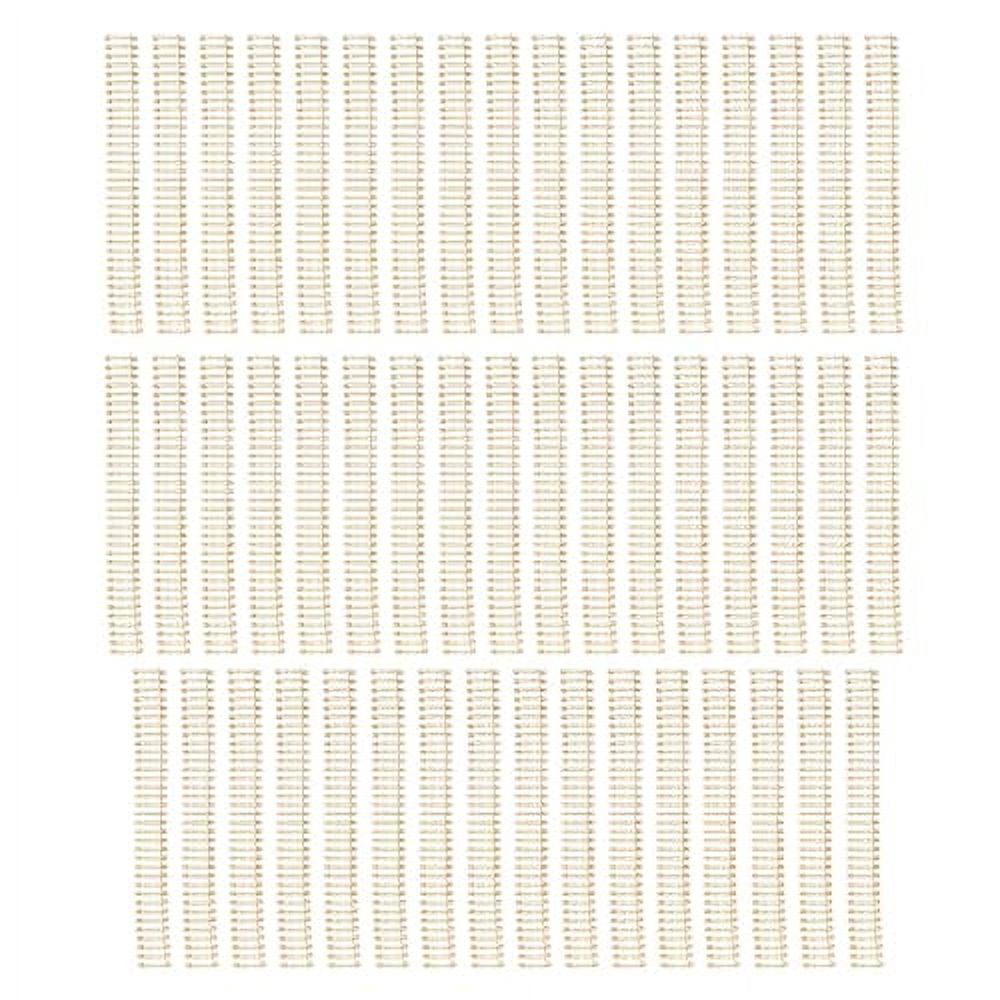50PCS Double Loop Wire Binding Spines Twin Loop Wire Cinch Rings A4 ...
