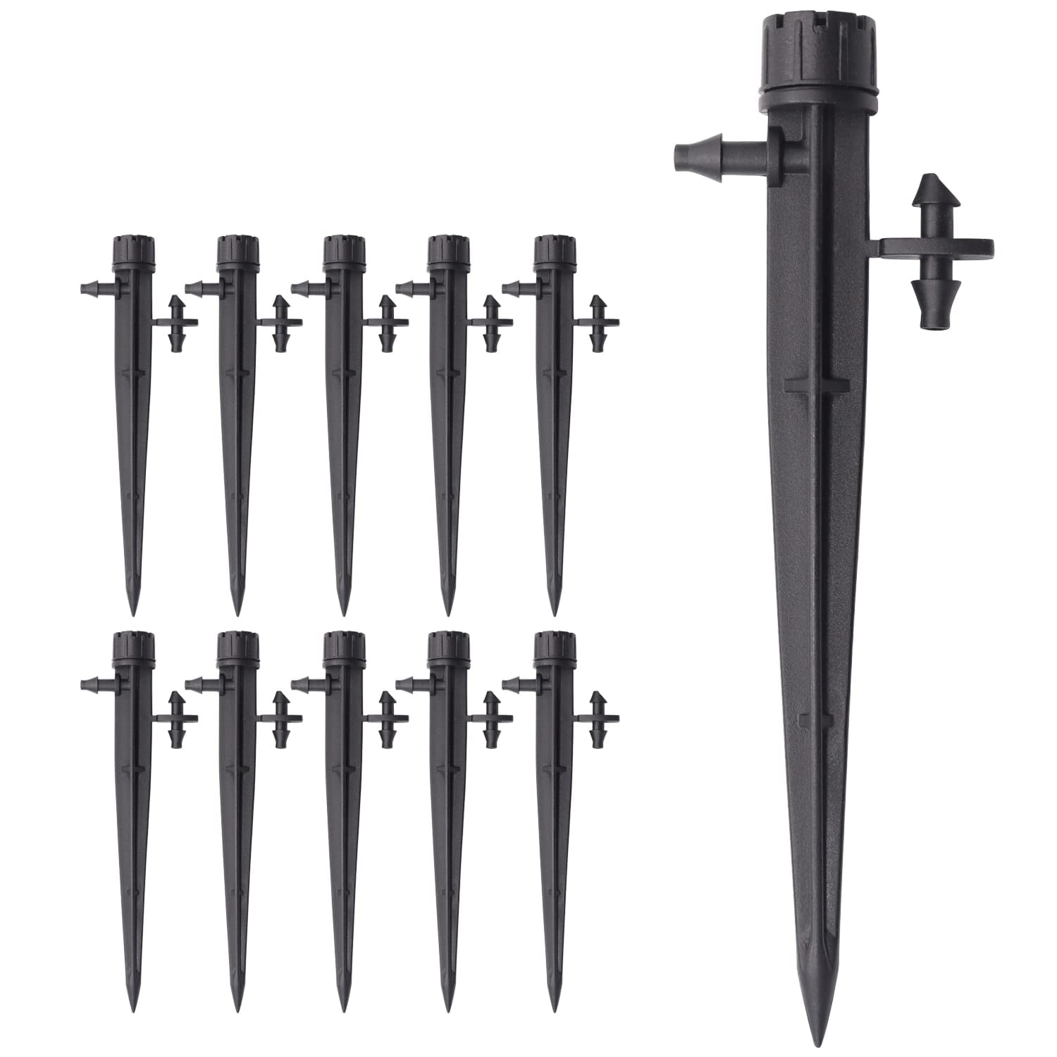 50PCS Drip Irrigation Emitters Suitable for 1/4" Drip Tubing, 5" Arrow ...