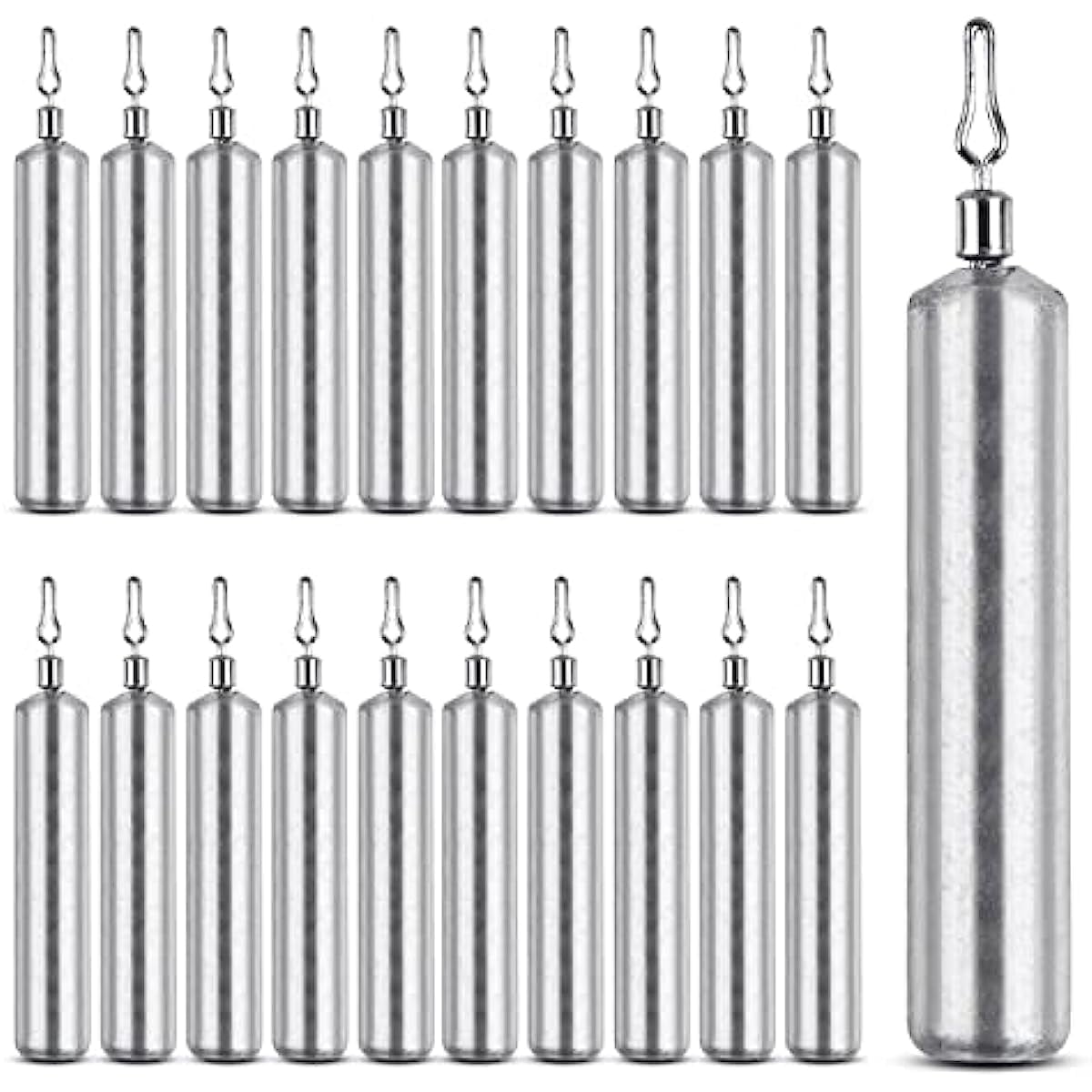 50PCS Drop Shot Fishing Weights Saltwater Fishing Weight Sinker ...