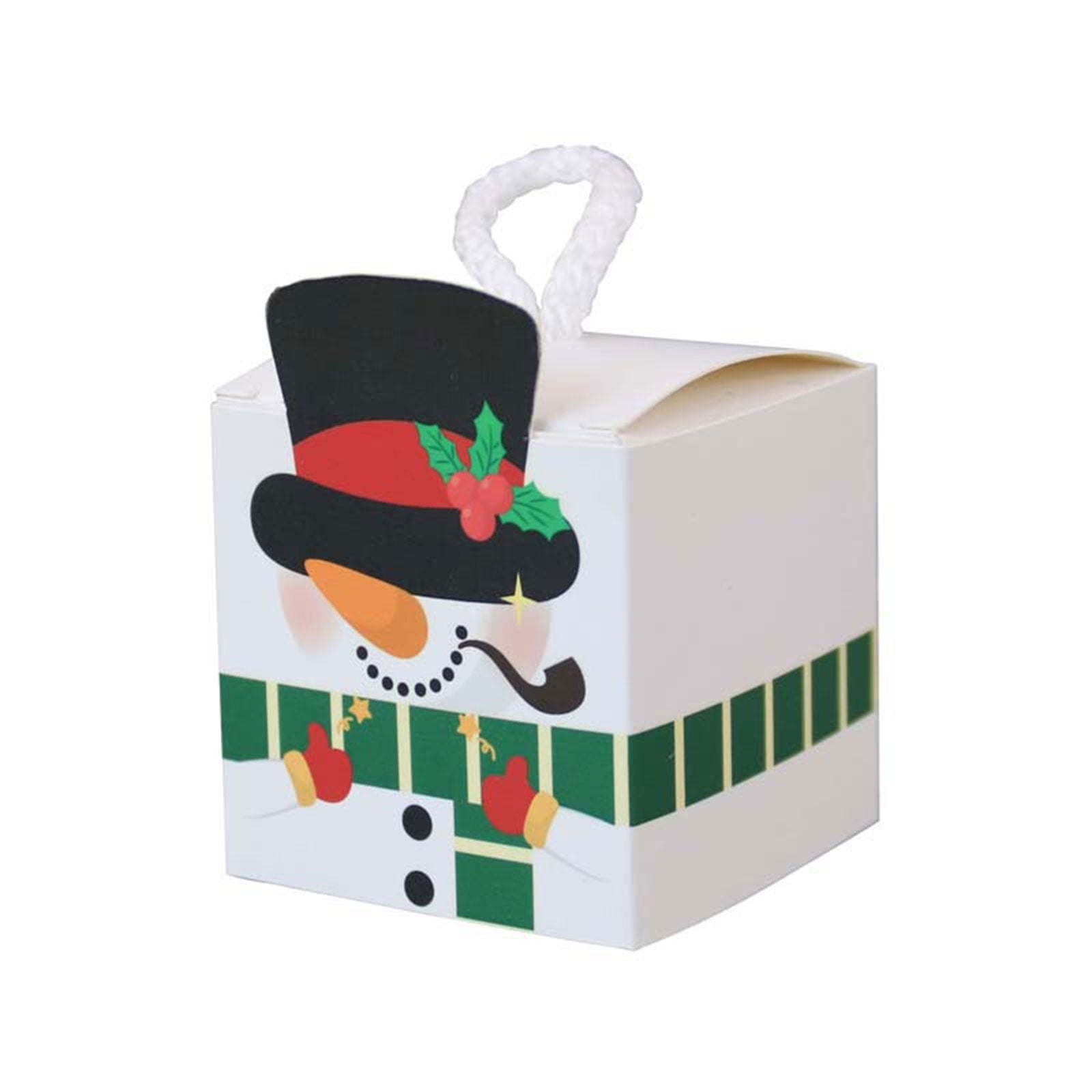 50PCS Elegant Christmas Gift Boxes Paper Box Chocolate Candy Bag for ...