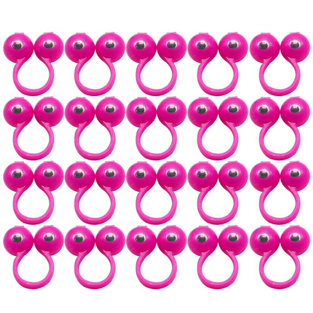 50PCS Eye Finger Puppet Googly Eyes Rings Eyeball Rings Finger Toy ...