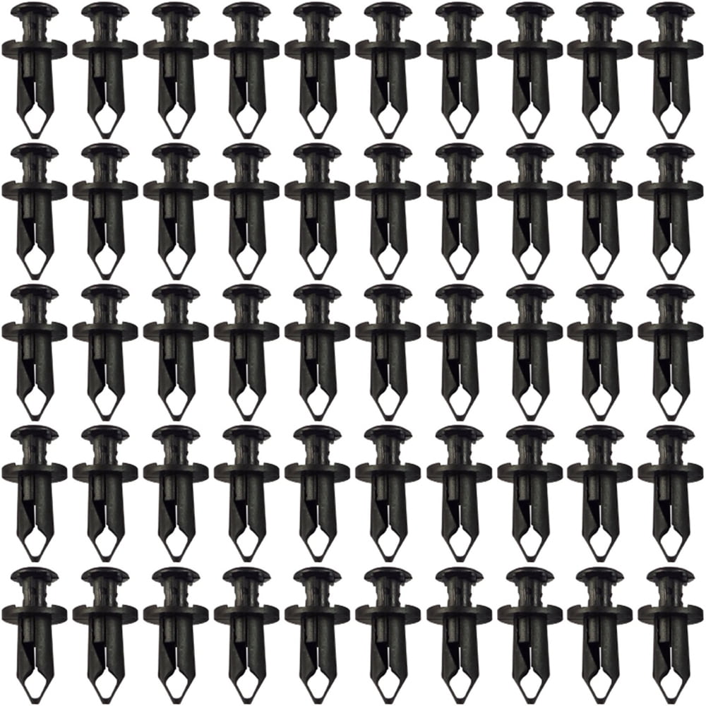 50PCS Fender Clips, Black Nylon, for Can Am for ATV UTV for Maverick ...