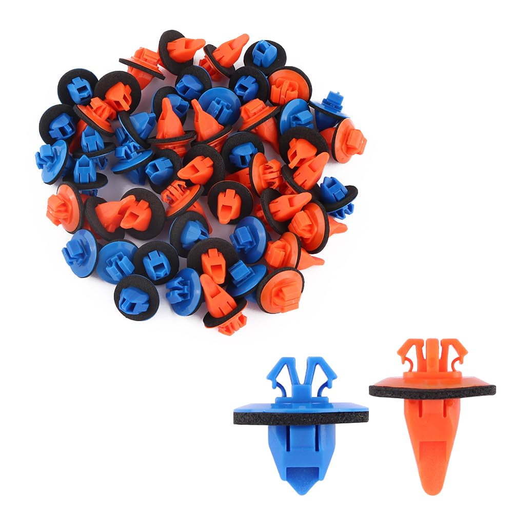 50PCS Fender Flare Clips MMF7 - Colorful Nylon Fender Clips Compatible ...