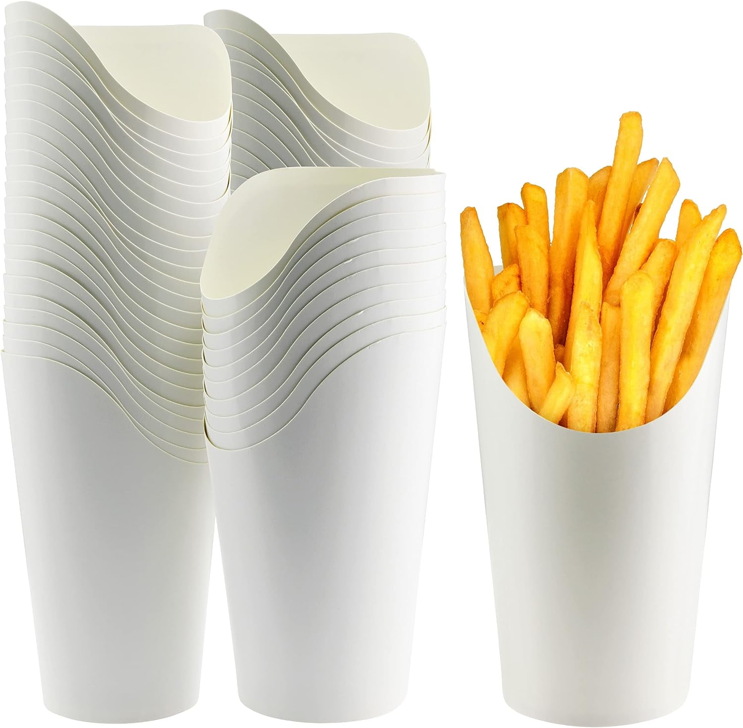 50PCS French Fry Cups Disposable Paper Cup | Charcuterie Cups ...