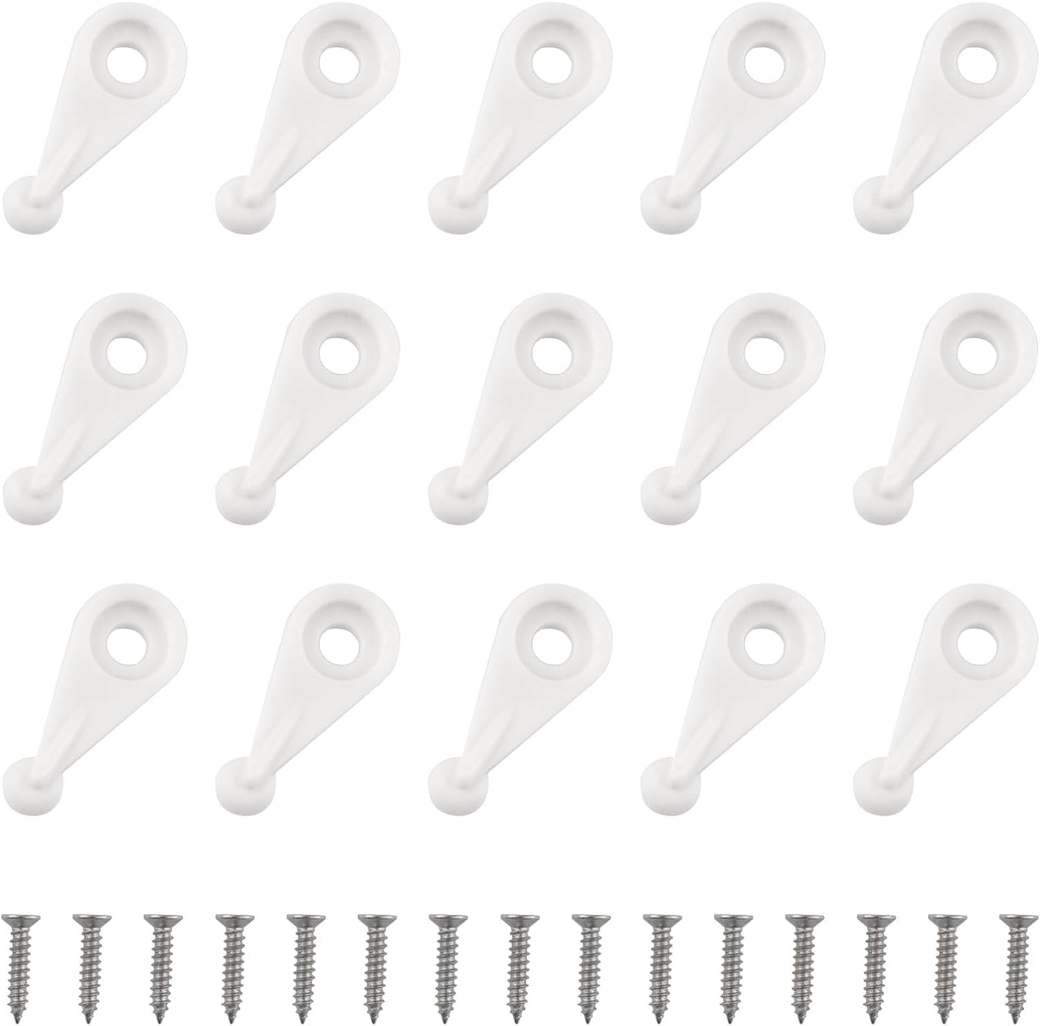 50PCS Glass Retainer Clips Kit, Glass Panel Retainer Clips Glass Door ...