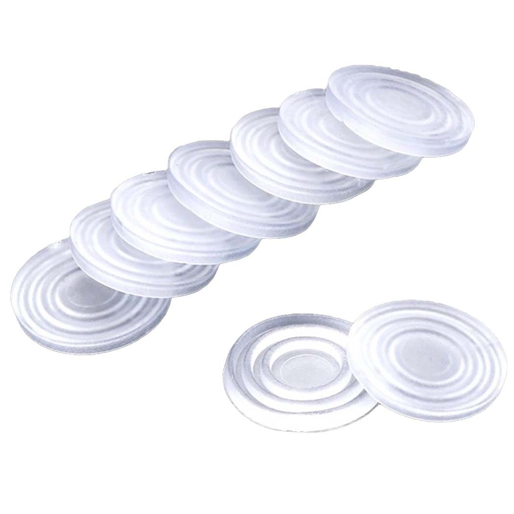 50PCS Glass Table Top Bumper Non-adhesive Glass Spacer Rubber Bumper ...