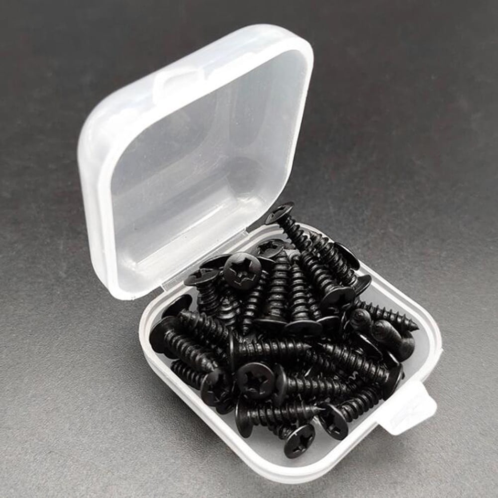 50PCS Guitar Pickguard Screws with Storage Box for ST Electric Guitar ...