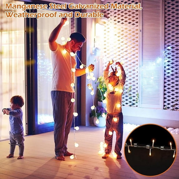 50PCS Gutter Clips for Hanging Outdoor Lights Christmas Light Clips for ...