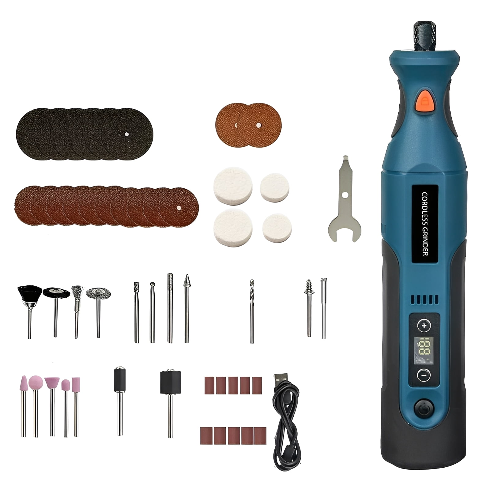 50PCS High-Power Cordless Electric Engraving Pen & Rotary Tool Set ...