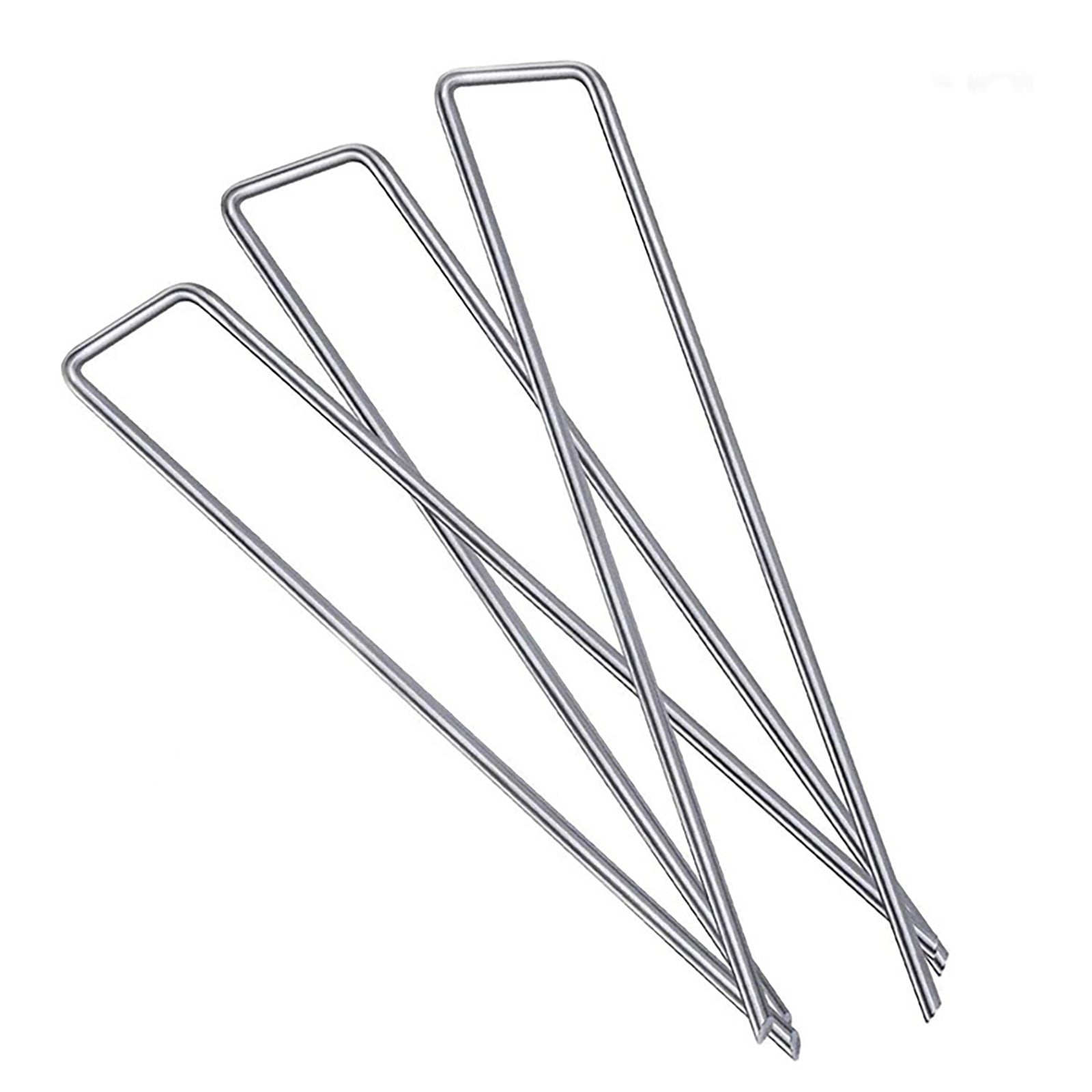 50PCS Landscape Anchoring Spikes, 5.9" Plastic Garden Spikes, Spiral ...