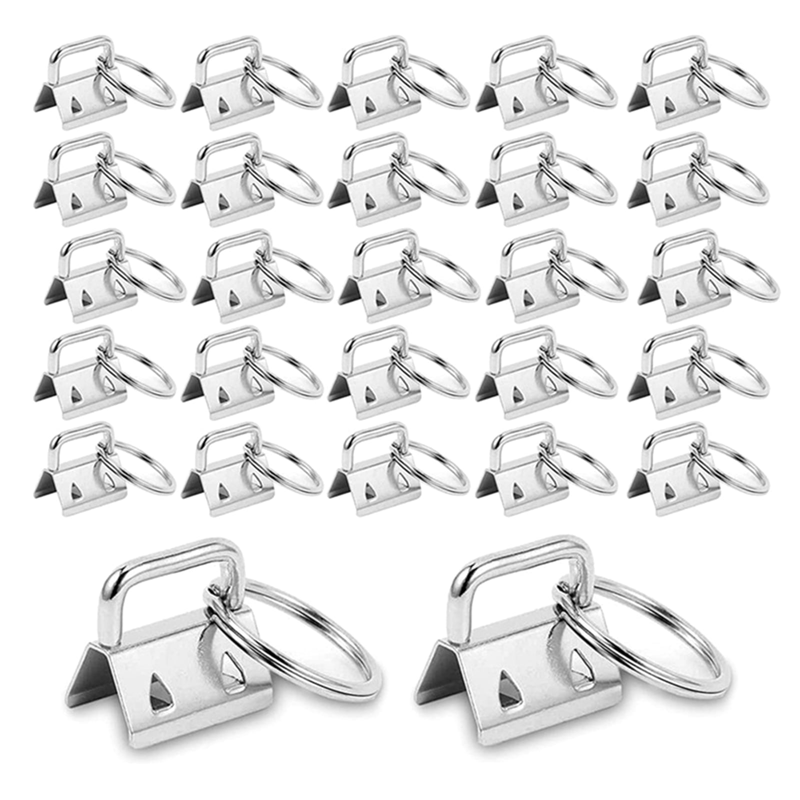 50PCS Lanyard for Key Hardware 1 Inch for Keychain and Wristlet Clamp ...