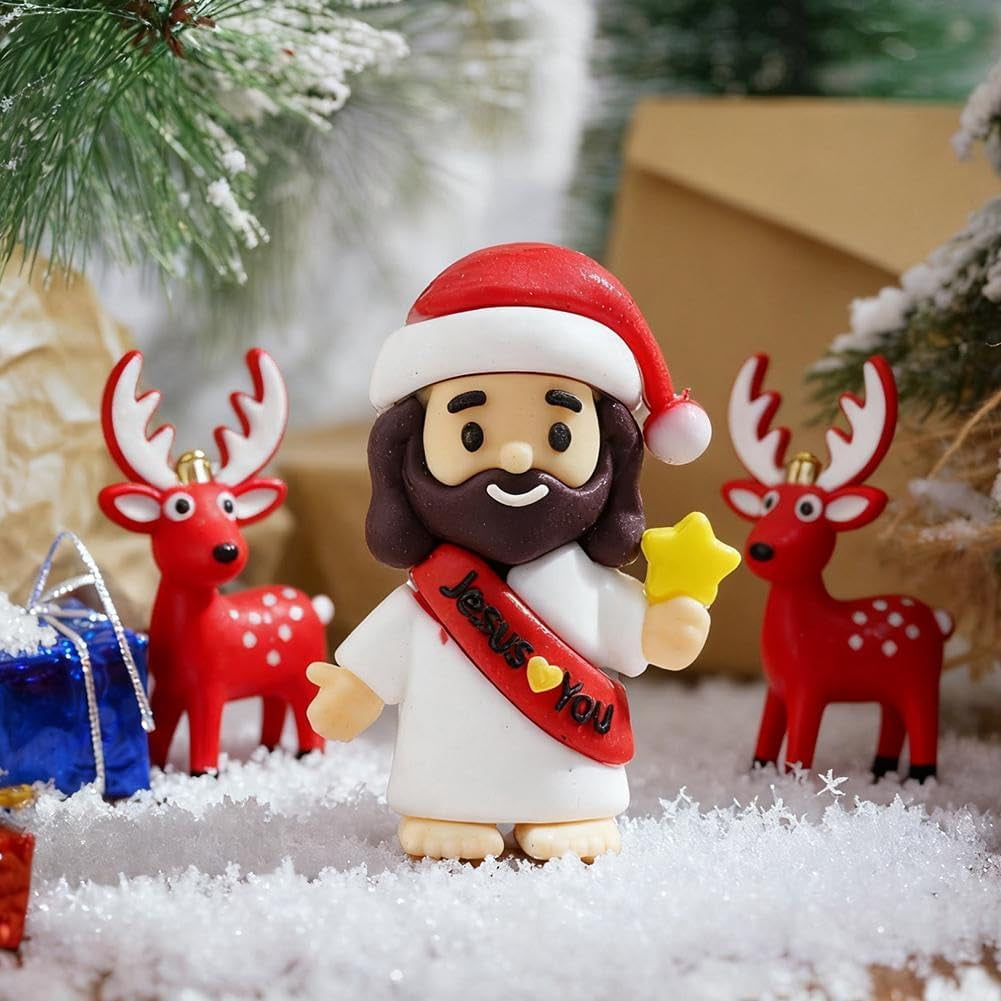 50PCS Little Christmas Jesus Figures, Christmas Mini Jesus Figurines in ...