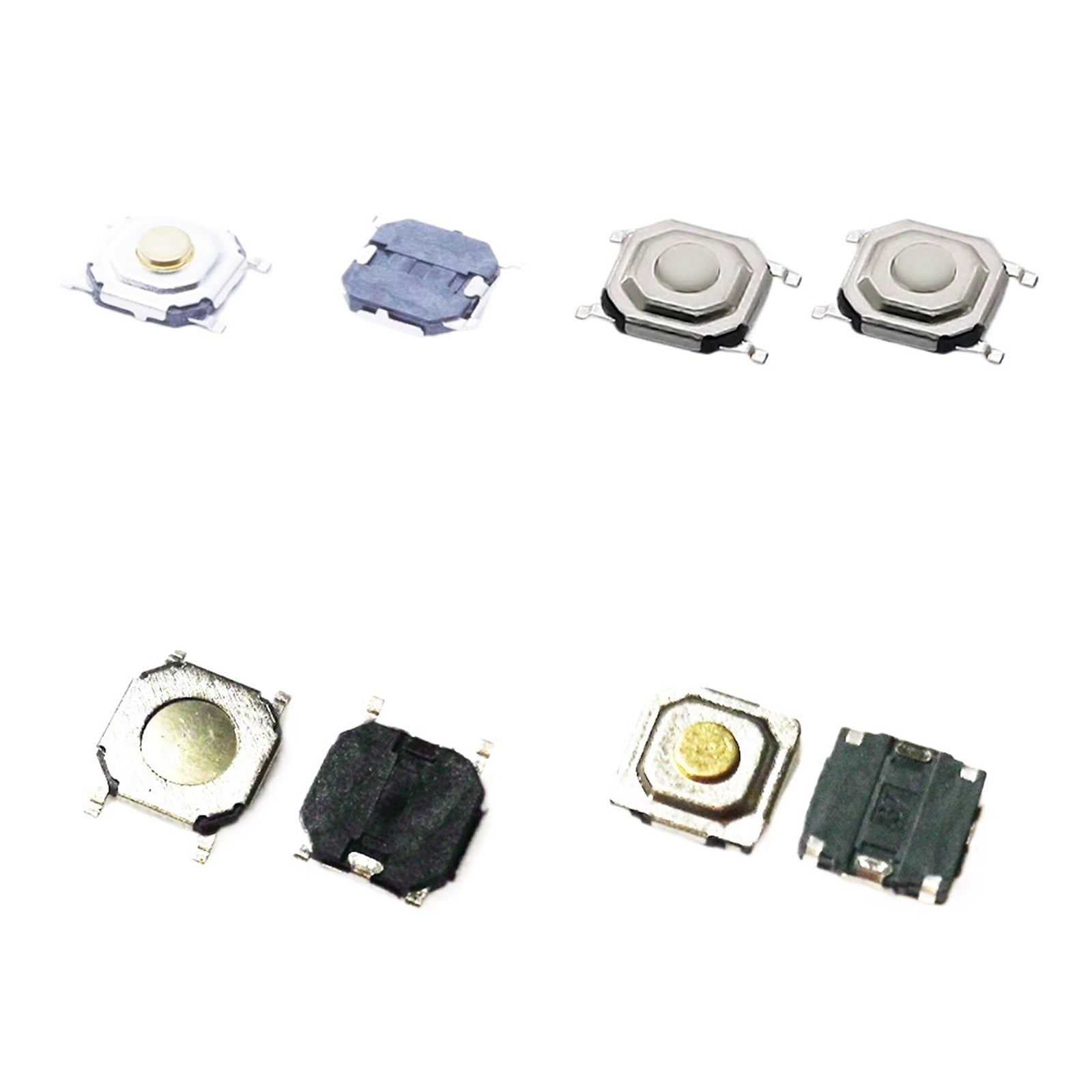 50PCS Metal Momentary Tactile Push Button Switch 5.2x5.2mm U Type ...