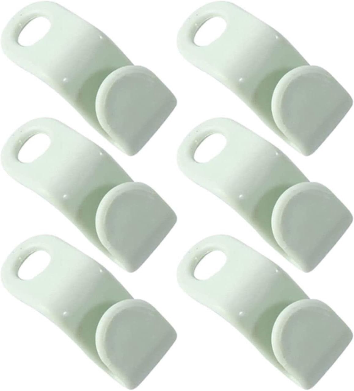 50PCS Mini Clothes Hanger Connector Hooks Extender Clips Plastic ...