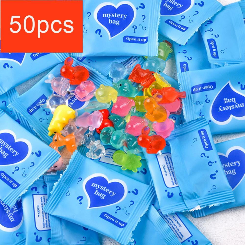 50PCS Mini Glow in The Dark Animal Resin Models,Mystery Resin Animals ...