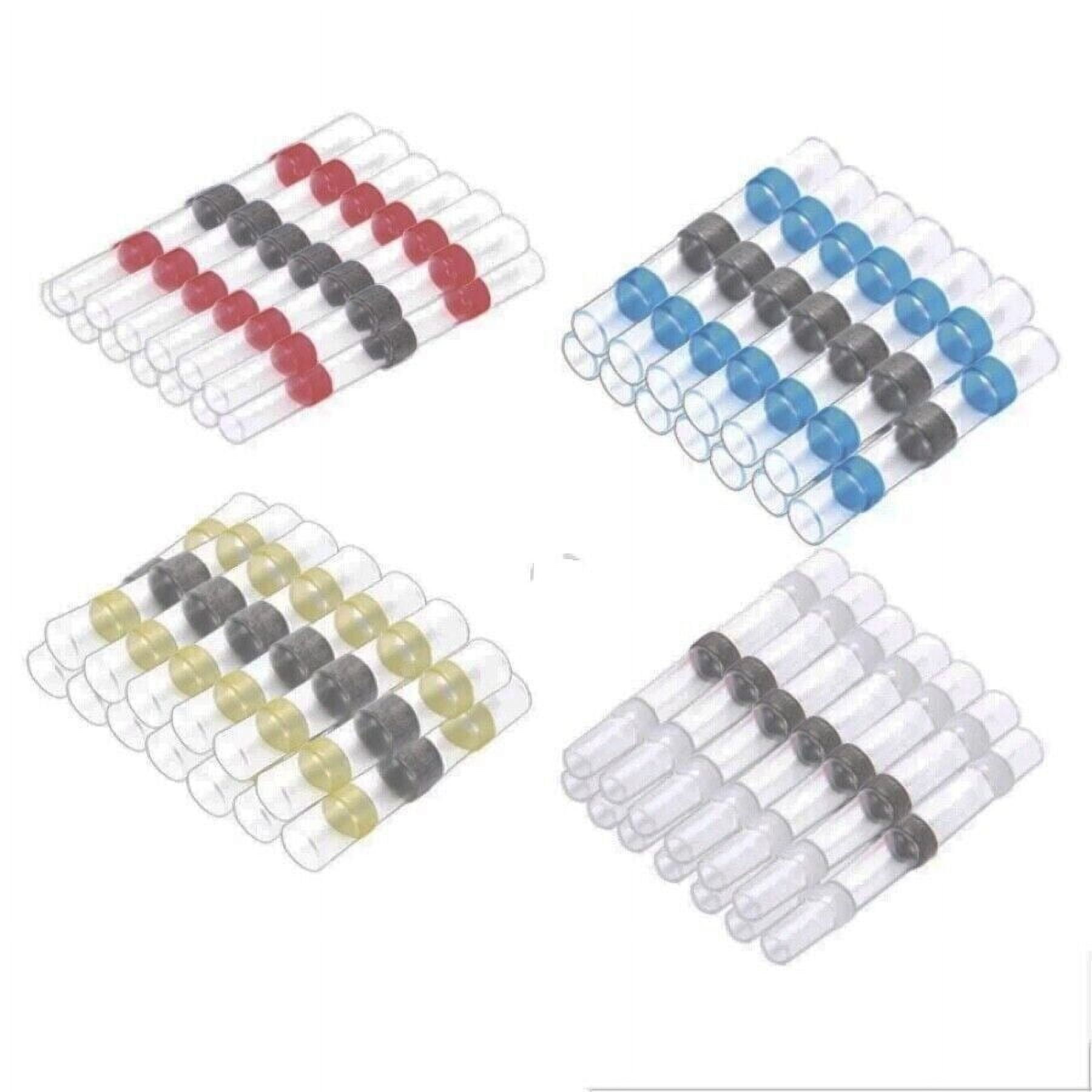 50PCS Mixed Color Solder Sleeve Heat Shrink Tube Wire Terminal ...