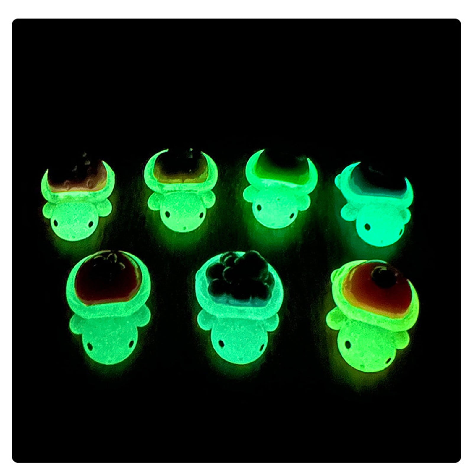 50PCS Night Glow Mini Resin Animals Turtles Figures,Mini Turtles Turtle Toys Miniature Things ...