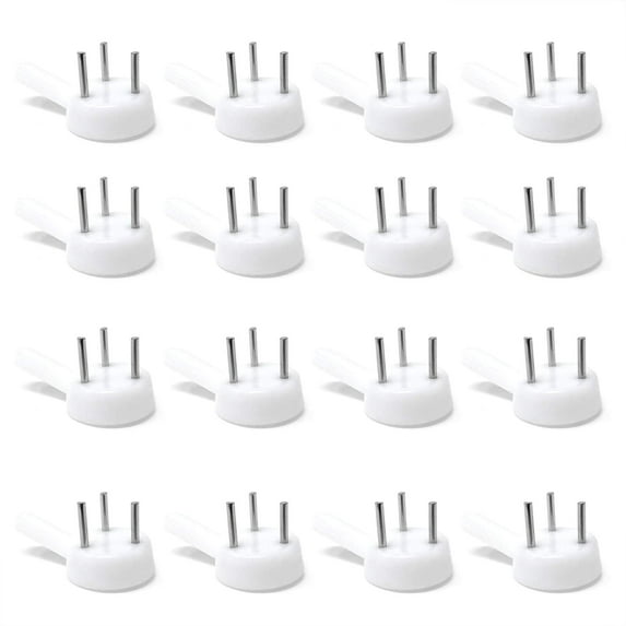 50PCS Non-Mark Hook Plastic Hardwall Hanger Plastic Photo Frame Nail ...
