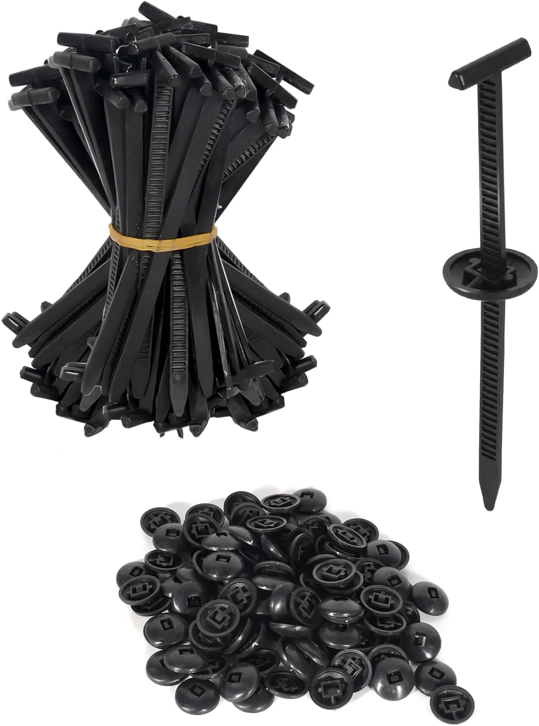 50PCS Nylon Universal Cable Tie Buckle, Latest Upgraded Multi-Purpose ...