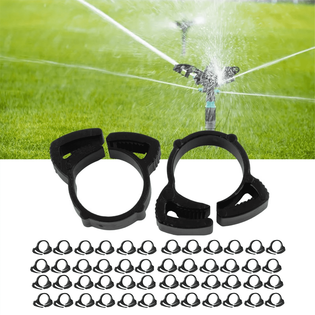 50PCS PE Pipe Clamp Φ16 Irrigation Pipe Fixed to Prevent Water Leakage ...