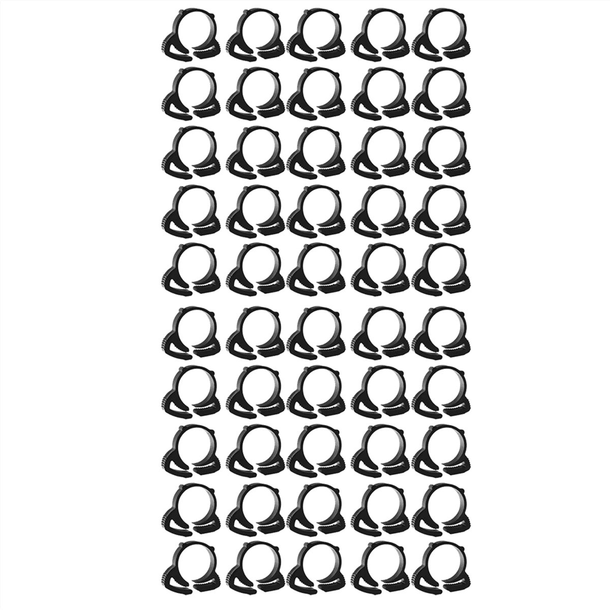 50PCS PE Pipe Clamp Φ20 Irrigation Pipe Fixed to Prevent Water Leakage ...