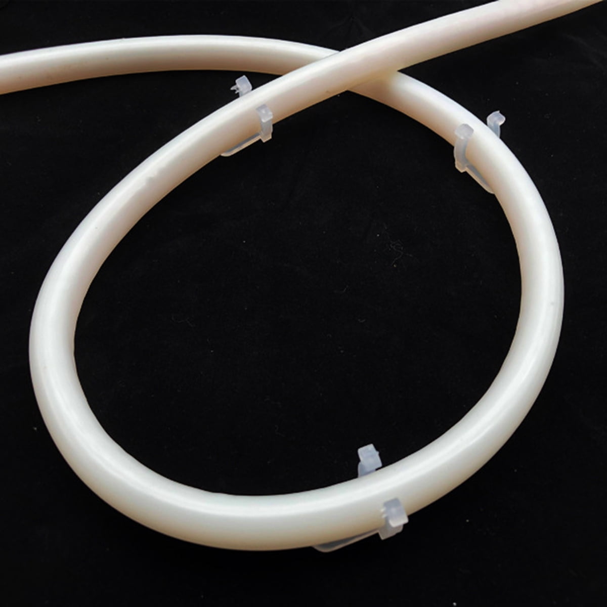 50PCS/Pack Clear PVC LED Rope Light Clips Holder Durable Mounting Rope ...