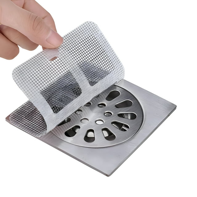 50pcs Pack Of Disposable Shower Drain Hair Catchers Keep Your