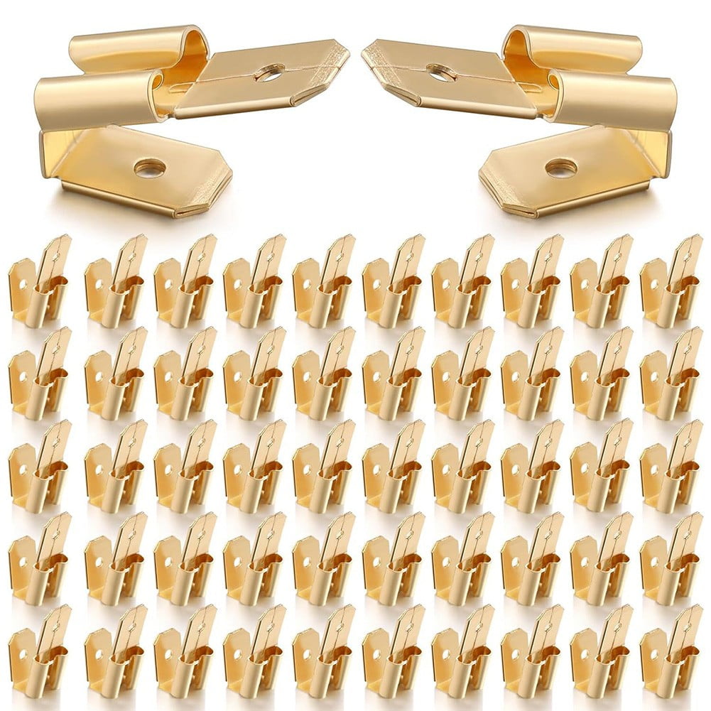 50PCS Piggyback Spade Connector Chair Terminal Disconnect Voltage ...