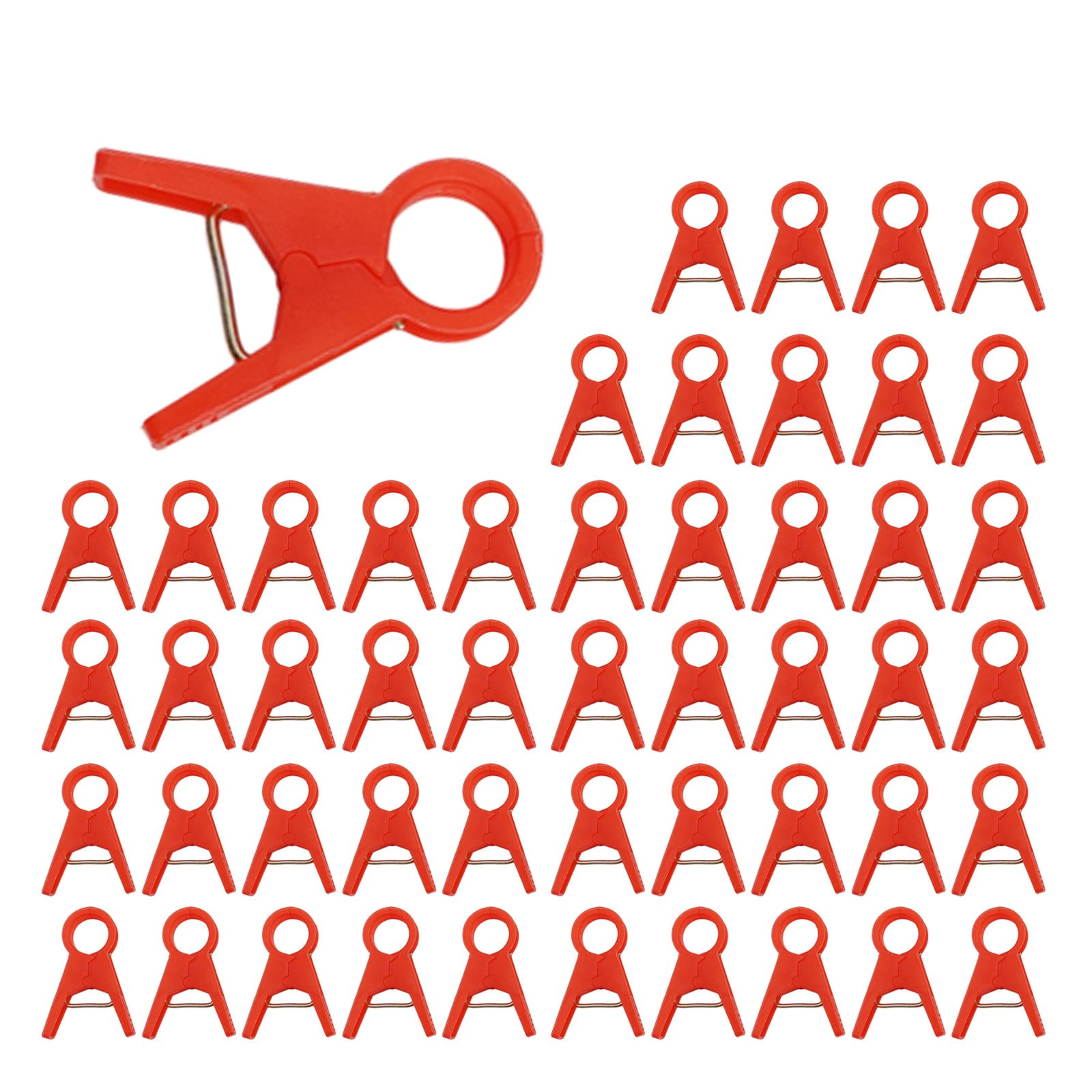 50Pcs Plant Grafting Clip Plastic Gardening Tool For Cucumber Eggplant ...