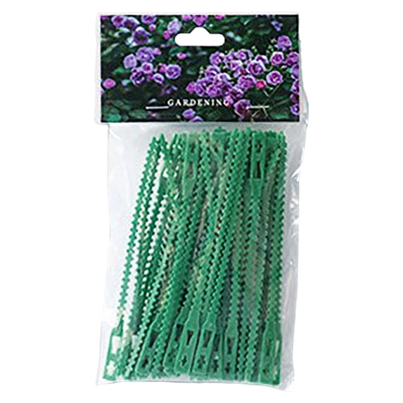 50PCS Plastic Fishbone Gardening Ties Durable for Plant Binding Avoid ...