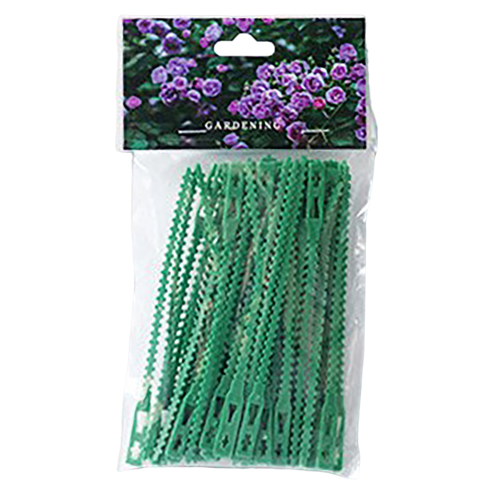 50PCS Plastic Vine Garden Fixed Ties, Fishbone Modeling Ties, Strong ...